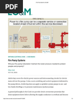 NEC Rules For Fire Pumps | PDF | Electrical Wiring | Equipment