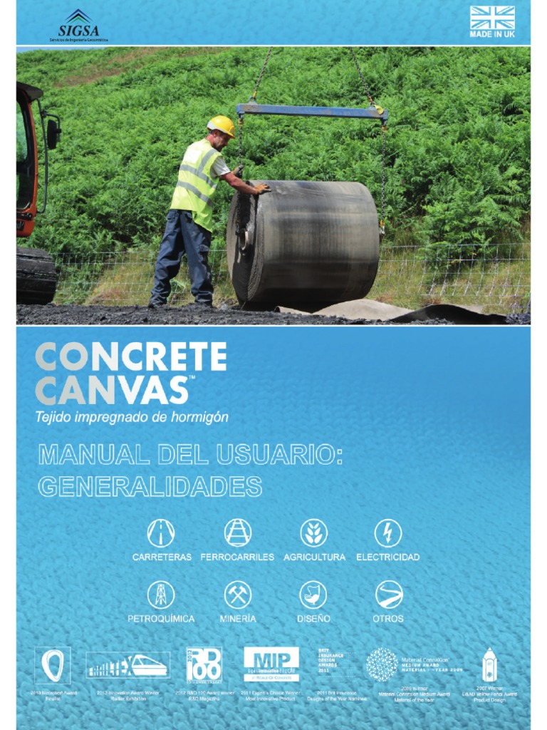 CONCRETE CANVAS - Catalogo 2018 | PDF