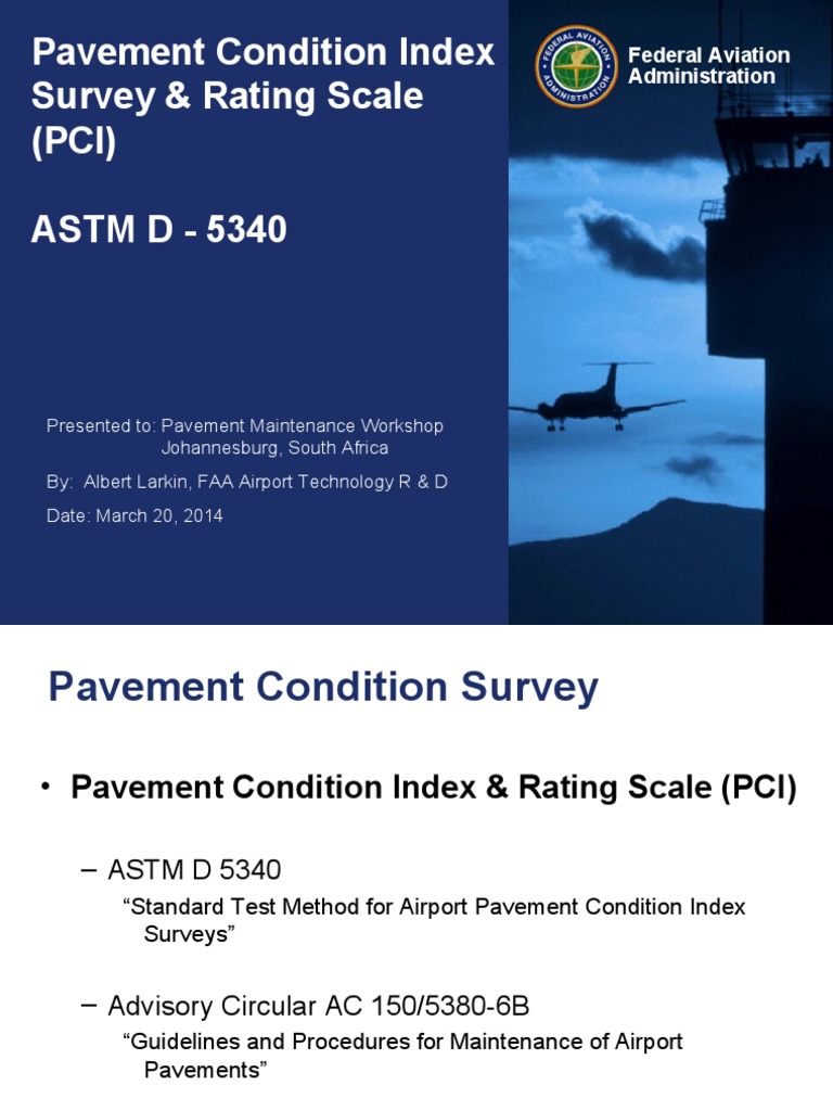 PCI & ASTM 5340 - Mar 2014 | PDF | Road Surface | Civil Engineering