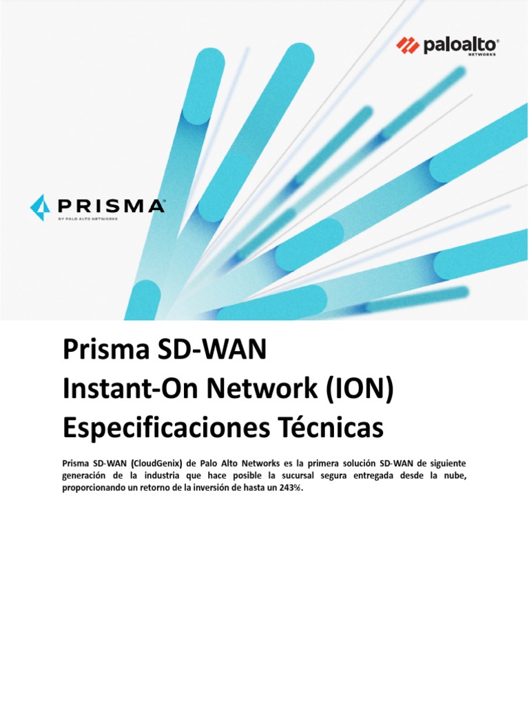 Prisma Cloudgenix Palo Alto Networks | PDF | Red privada virtual | Red ...