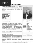 Theodor Engelmann - S Experiment | PDF | Photosynthesis | Chlorophyll