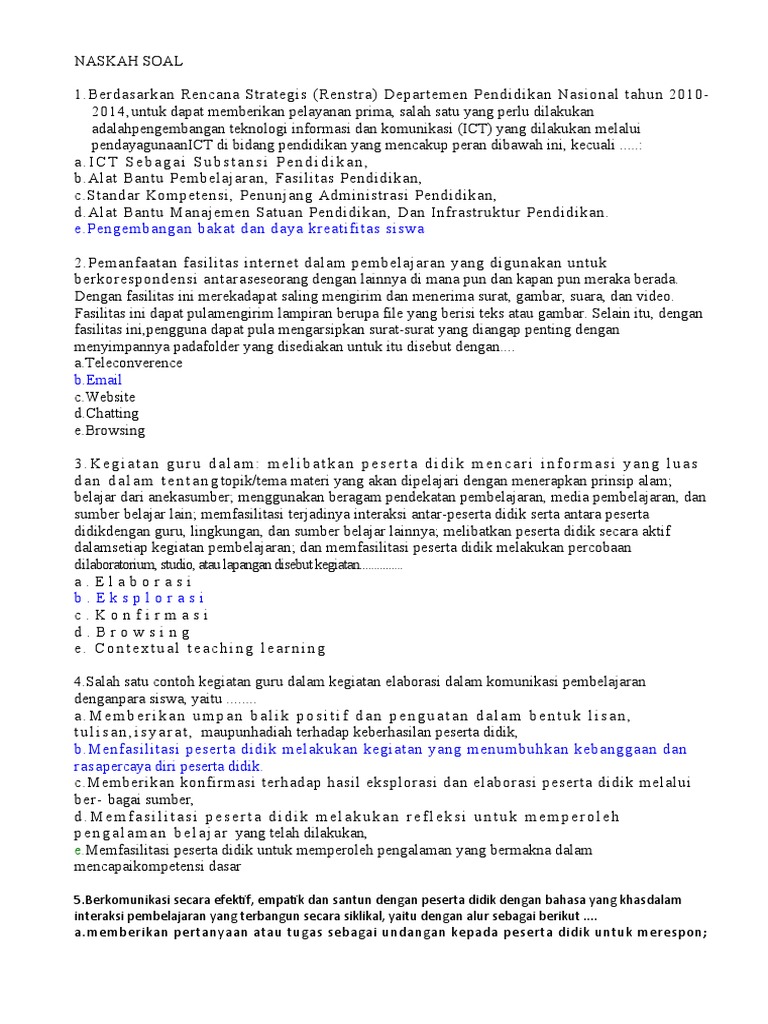 Soal Ukg Pkwu 2015 | PDF | Karier & Perkembangan | Ilmu Sosial