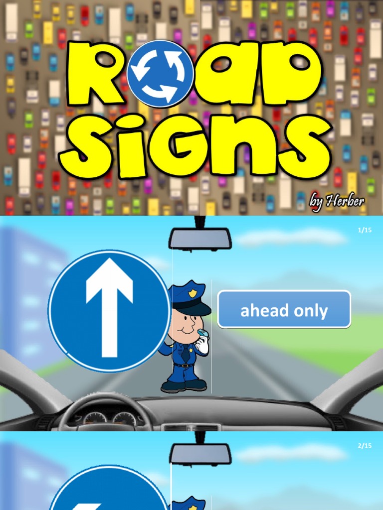 Road Signs Flashcards for Drivers | PDF