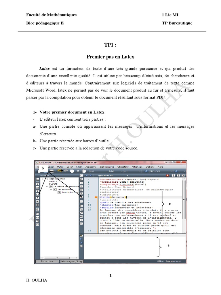 TP1 Latex | PDF | Informatique | Informatique