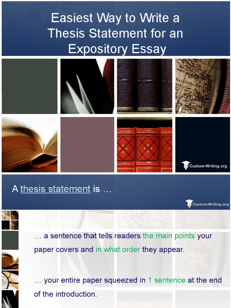 THESIS SENTENCE and EXPOSITORY ESSAY | PDF | Essays | Argument