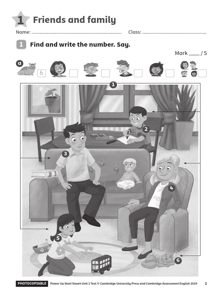 Power Up Smart Start Tests Unit 1 | PDF