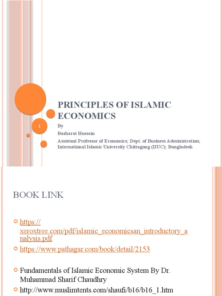 Principles of Islamic Economics Explained | PDF | Hadith | Quran