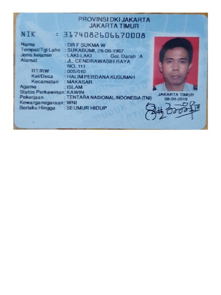 KTP DR - Sukma W | PDF