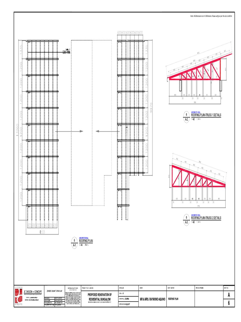 Roofing Plan | PDF
