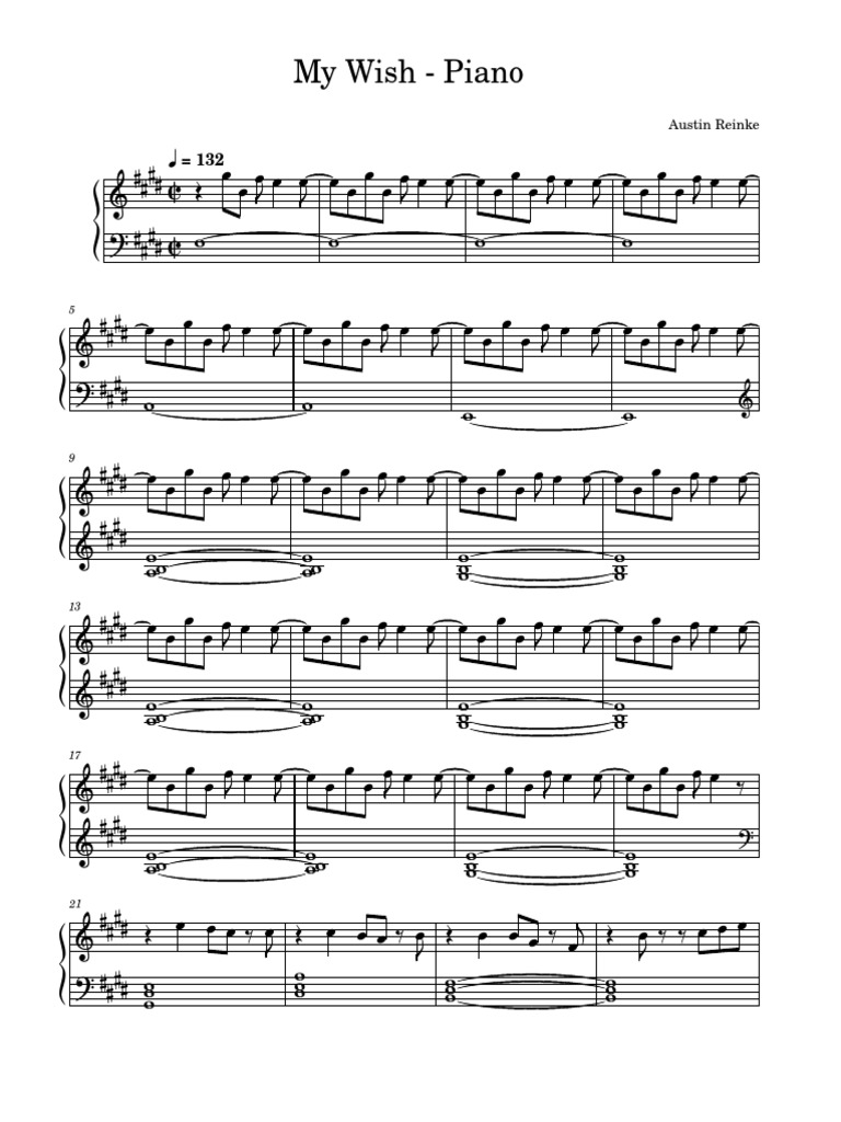 My Wish Piano | PDF