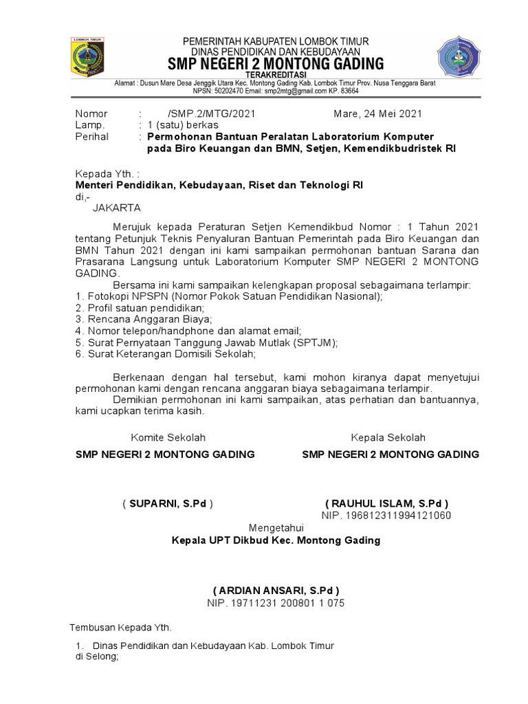 Contoh Proposal Peralatan | PDF
