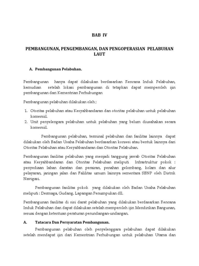 SESI 6 Dasar Dasar Kepelabuhanan | PDF