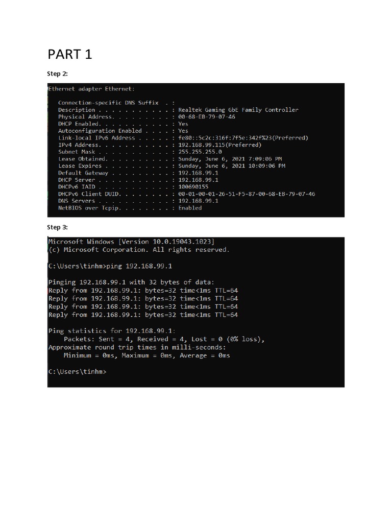 Lab-7 1 6 | PDF | Ip Address | Router (Computing)