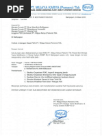 Format Laporan Triwulan K3L P2K3 Ke Disnaker Setempat | PDF