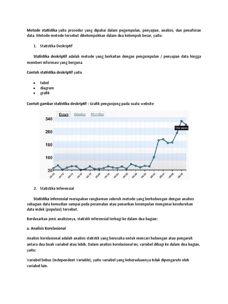 Contoh Statistika Deskriptif Dan Inferensial | PDF | Komputer
