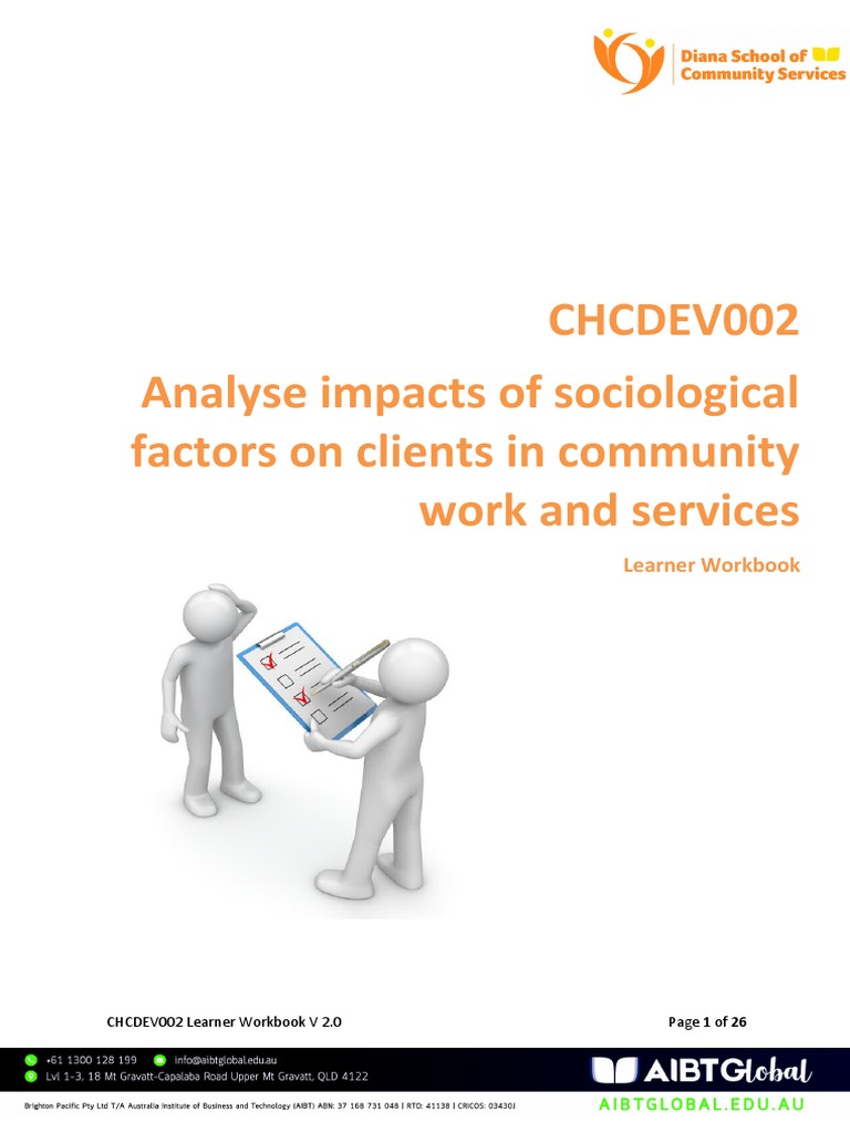 Community Work Sociology Guide | PDF | Educational Assessment | Plagiarism