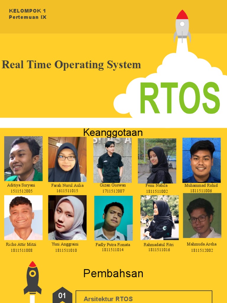 Arsitektur dan Status RTOS dalam Embedded System | PDF