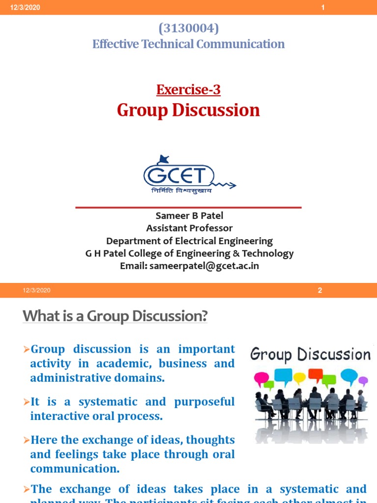 Group Discussion Skills and Techniques | PDF | Communication | Leadership