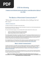 Nonviolent Communication | PDF