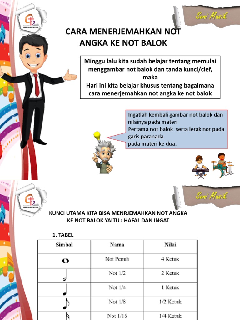Mengenal Not Balok 3 | PDF
