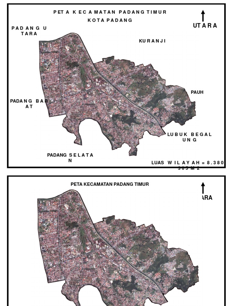Peta Kecamatan Padang Timur Kota Padang | PDF