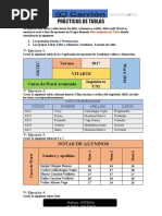 Practica de Tablas | PDF | Informática | Software