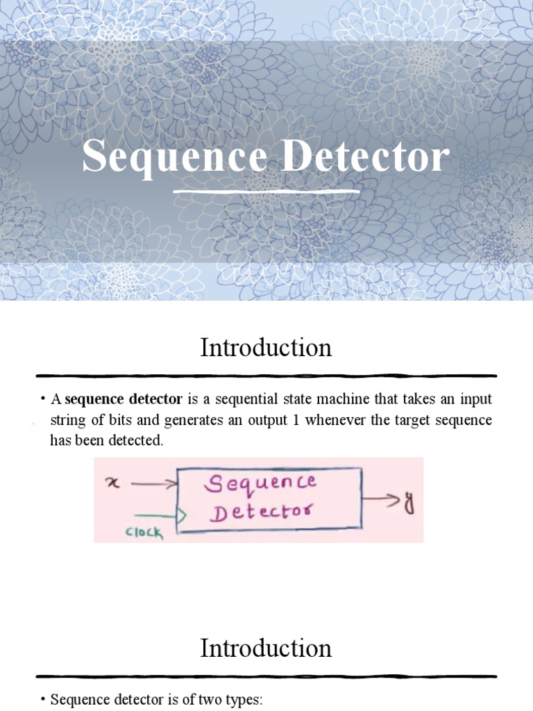 Sequence Detector | PDF | Electronic Design | Conceptual Model