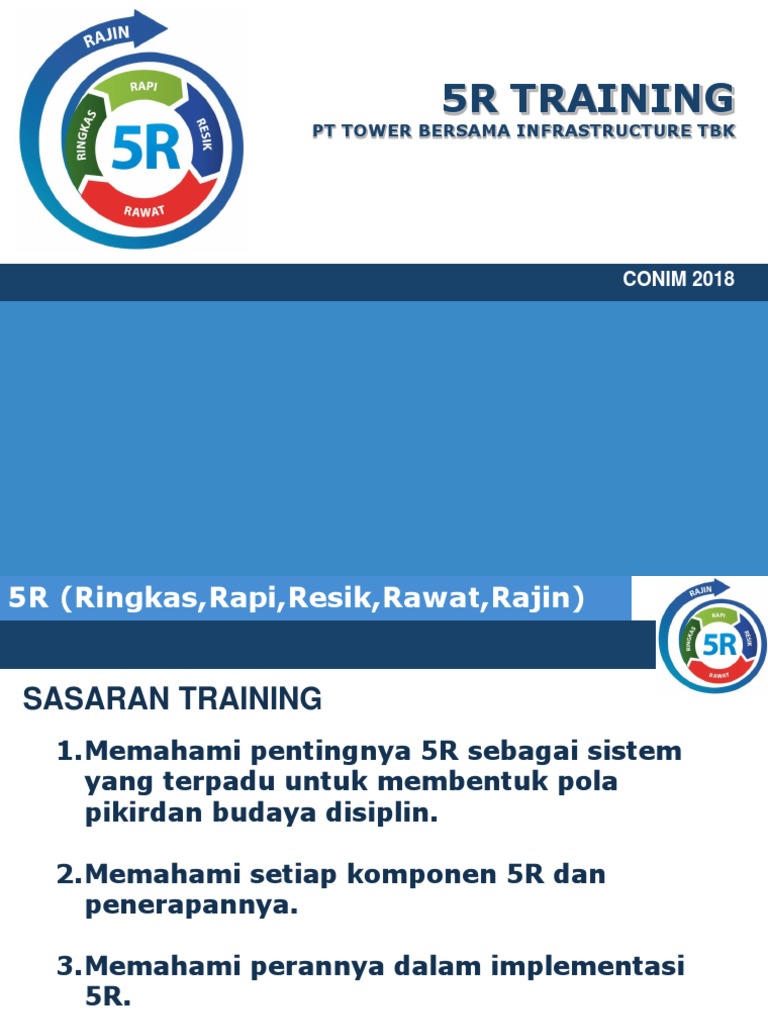 Mater Training 5R Untuk Mitra | PDF