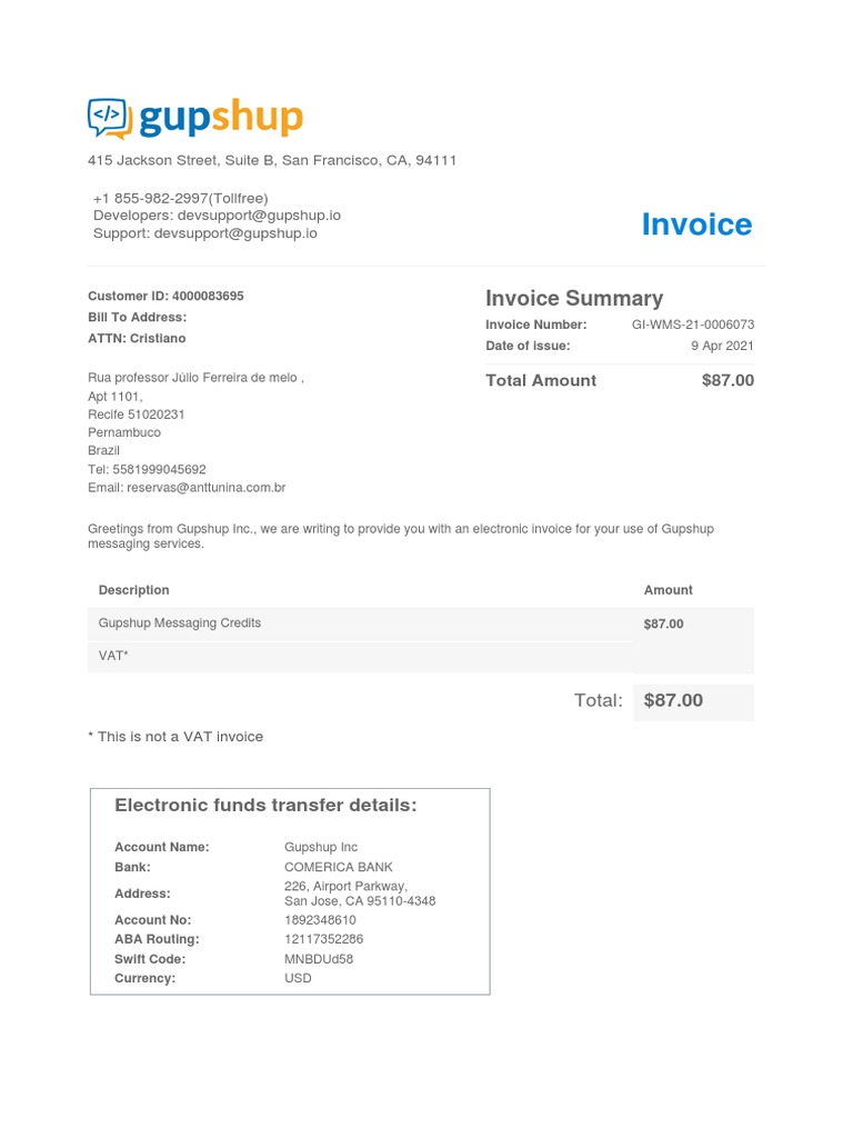 Last Invoice | PDF
