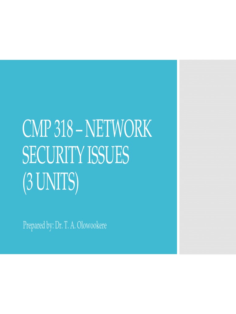 Network Security Fundamentals: Understanding the CIA Triad, Threats ...