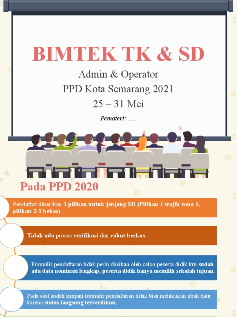 Bimtek PPD 2021 TK SD | PDF