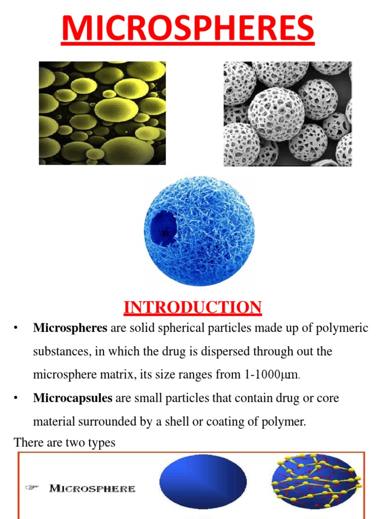Microspheres | PDF | Polymerization | Emulsion