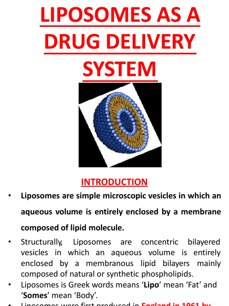 Liposomes | PDF | Lipid Bilayer | Liposome