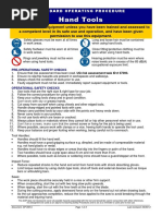 Safety Inspection Checklist Hand Tools PDF | PDF | Tools | Equipment