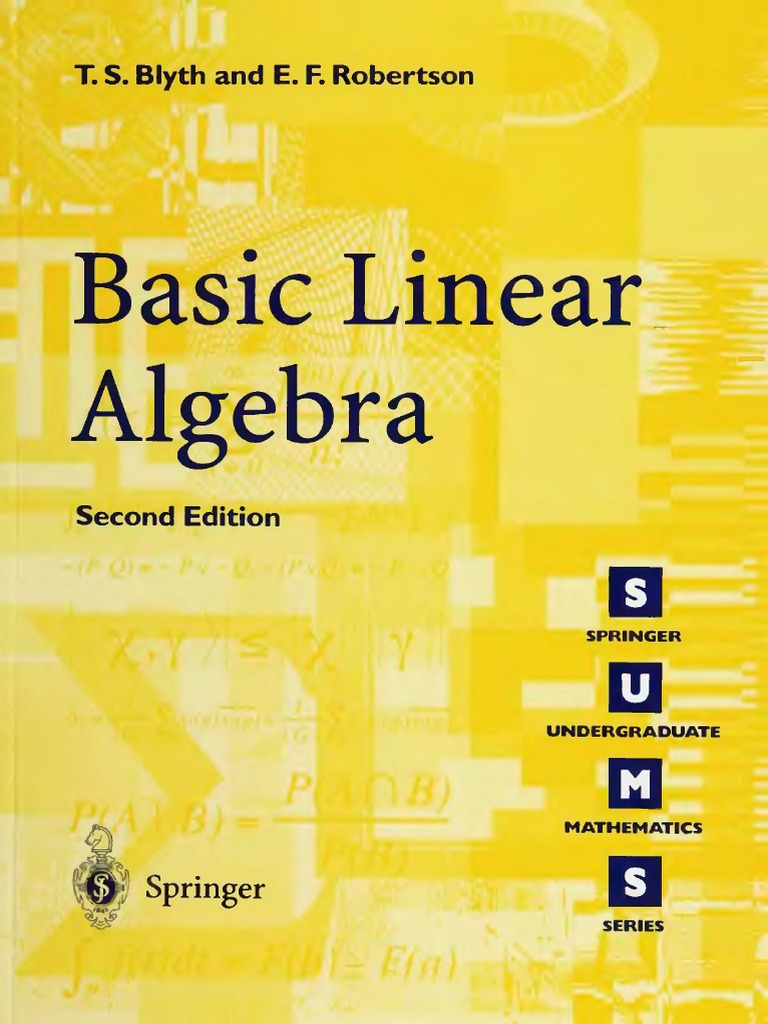 Basic Linear Algebra Second Edition | PDF