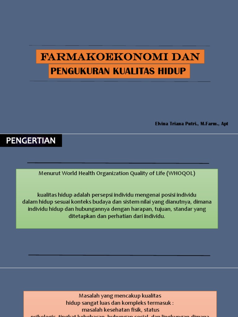 Kualitas Hidup | PDF