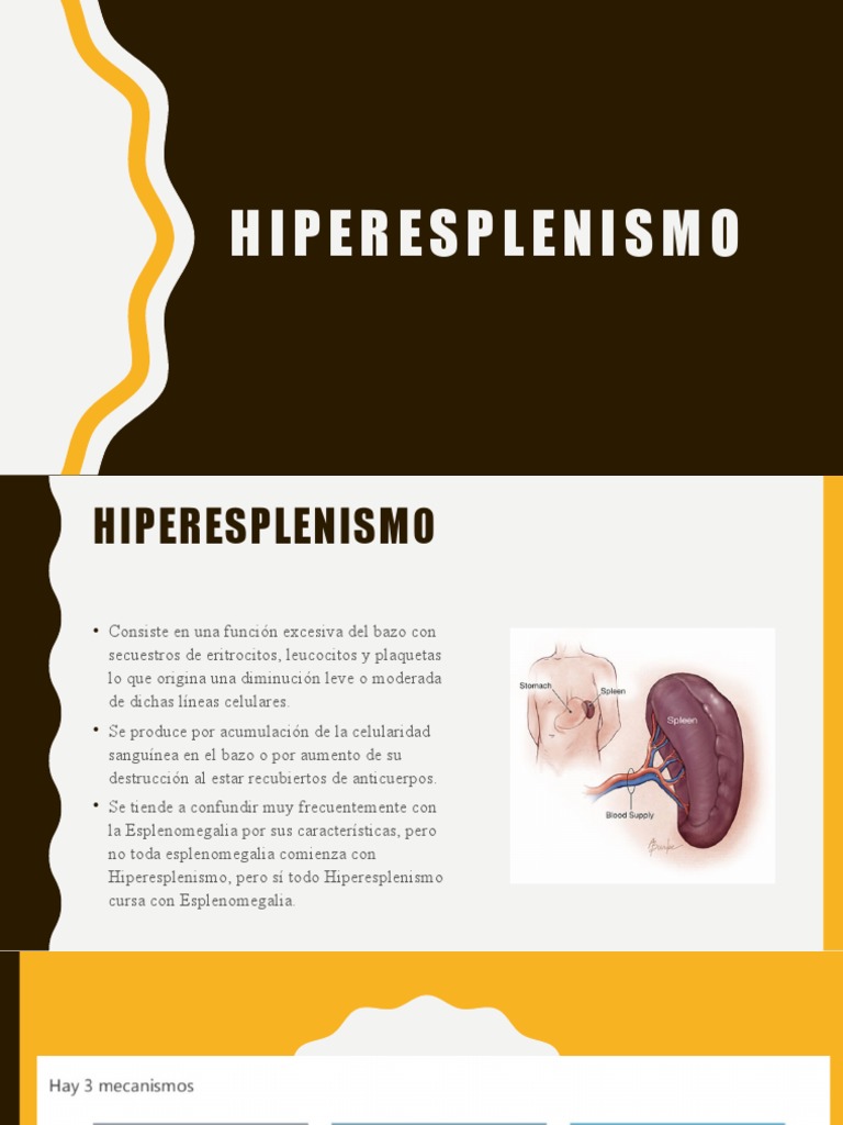 Hiperesplenismo | PDF | Bazo | Anemia