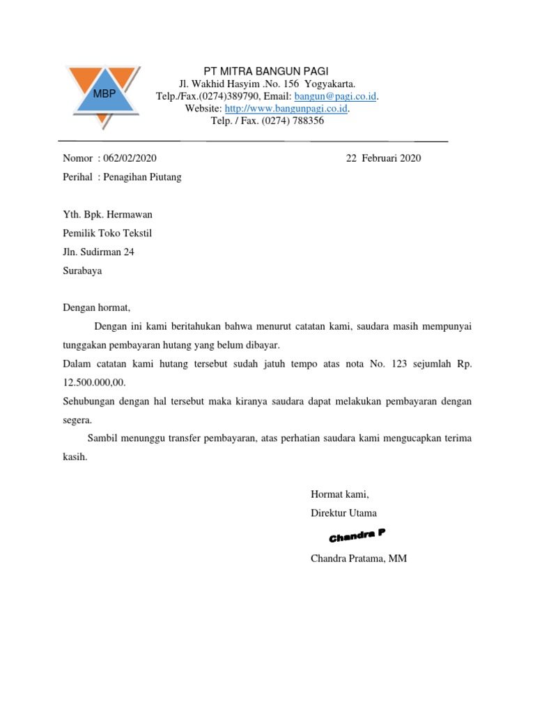 PT Mitra Bangun Pagi | PDF