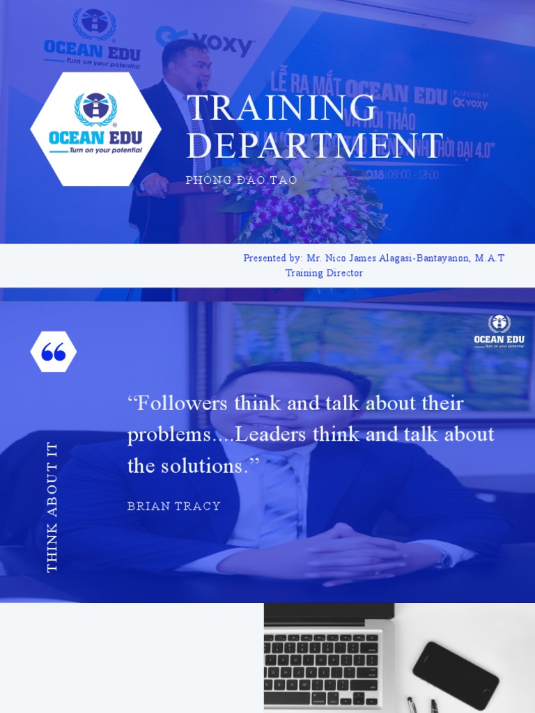 Blue Networking Business Presentation | PDF | Human Nature | Business