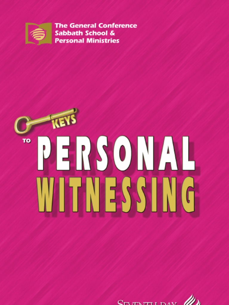 Keys To Personal Witnessing | PDF | Jesus | Soul