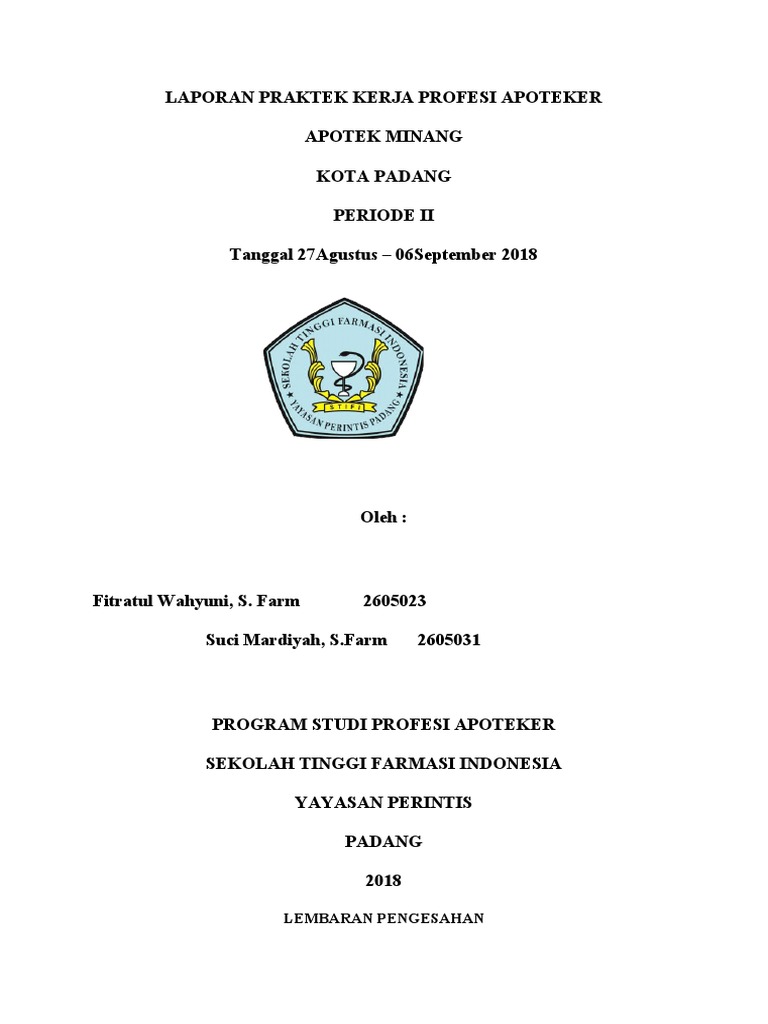 Laporan Pkpa Apotek | PDF
