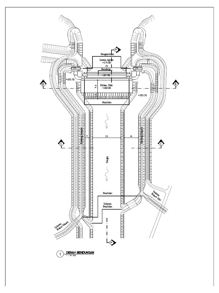 Denah Bendungan | PDF
