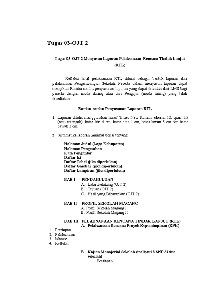 Tugas 03 Ojt 2 Cks 2021 Pdf
