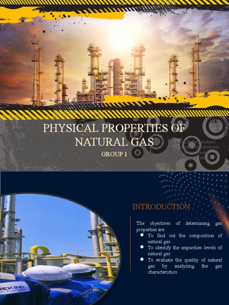 Natural Gas Physical Properties Guide | PDF | Gases | Density