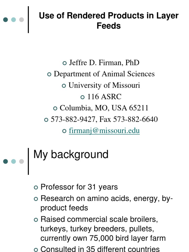 MBM Layers Jeff Firman | PDF | Meat | Proteins