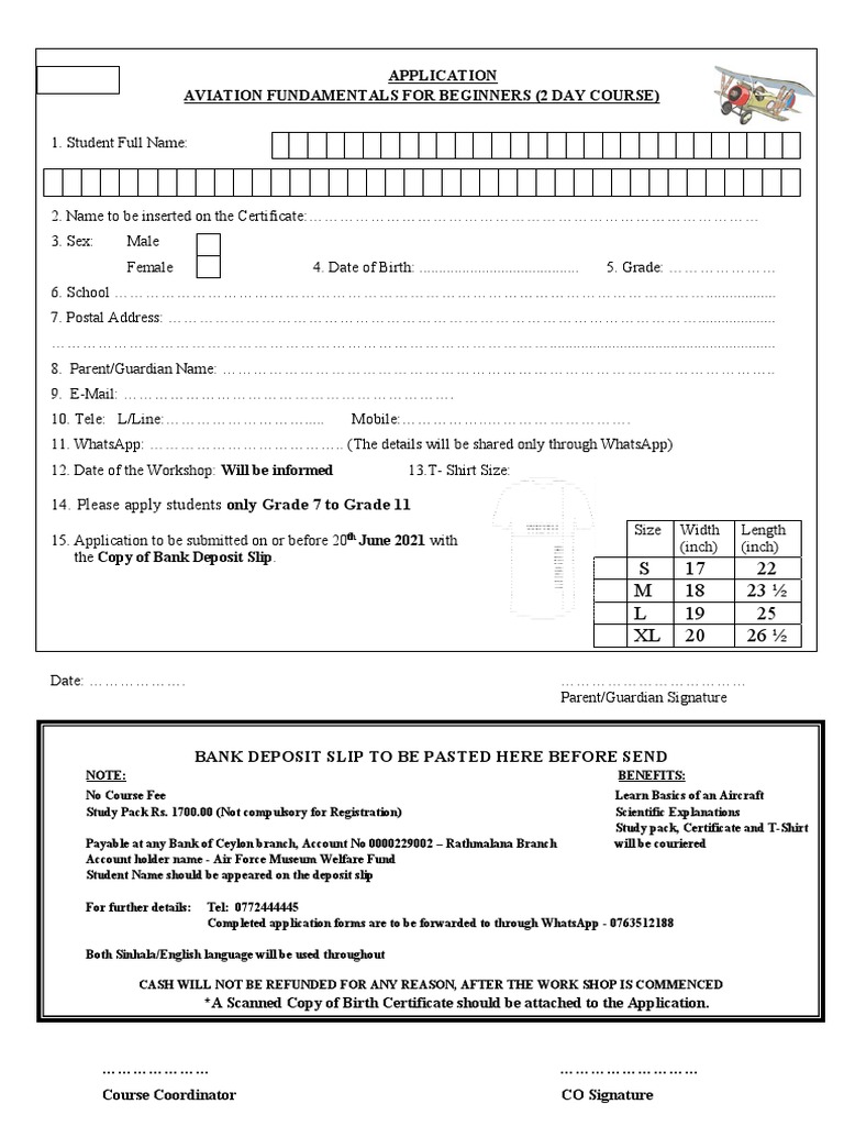 Airforce Application | PDF | Business