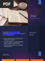 Panduan Menulis Esai Lomba | PDF