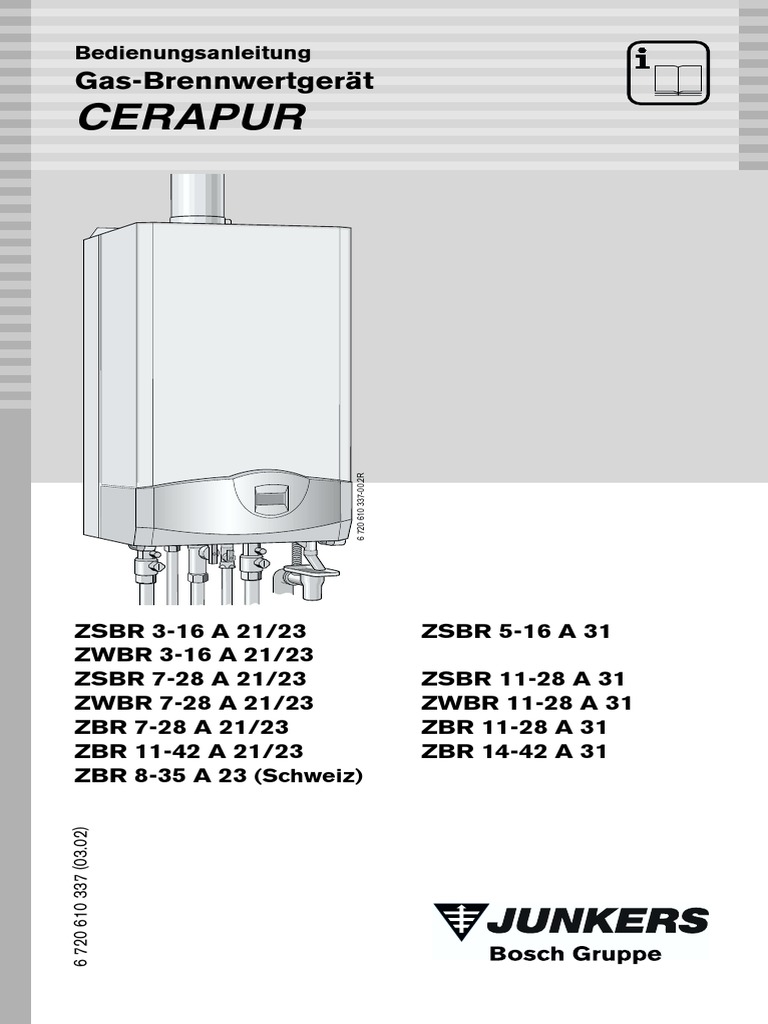 Junkers ZWBR | PDF