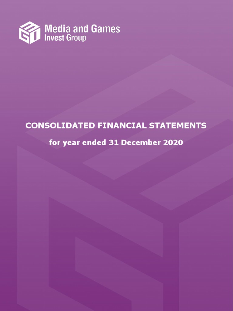 MGI FY2020 Financial Statements | PDF | Consolidation (Business ...