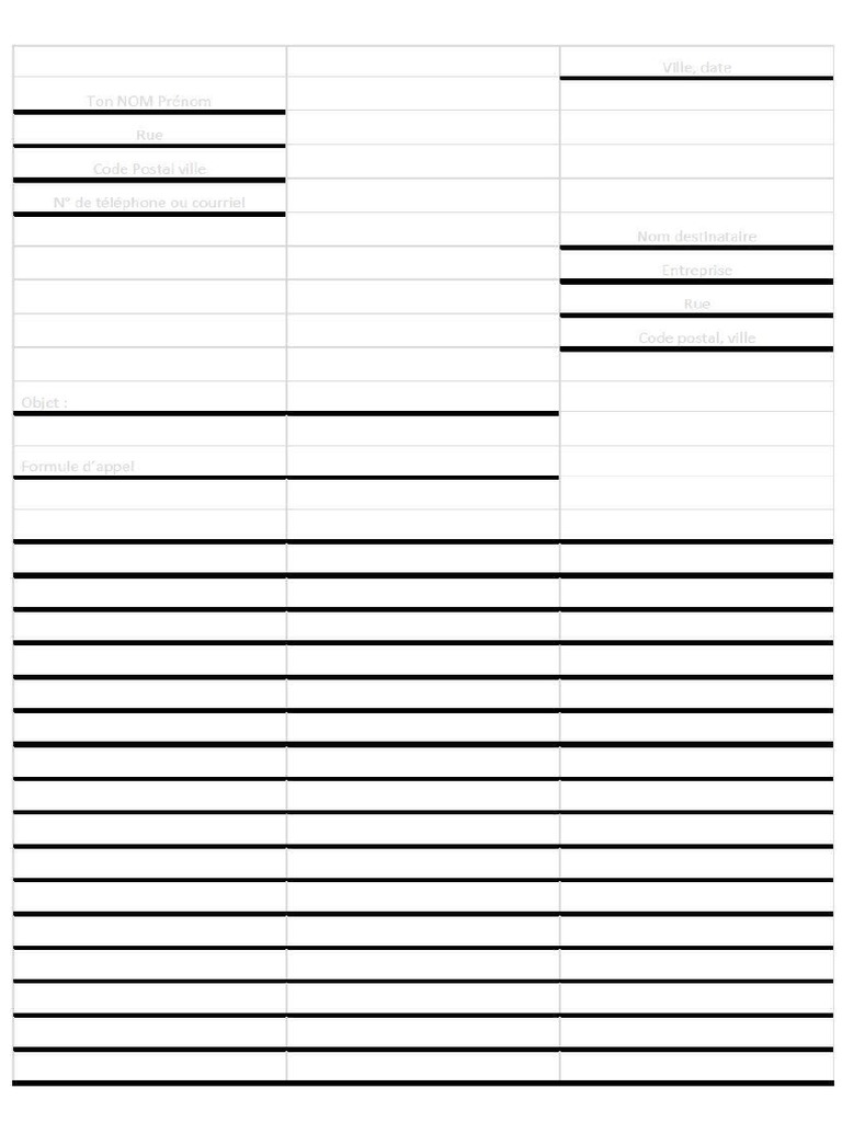 Modele Interligne | PDF